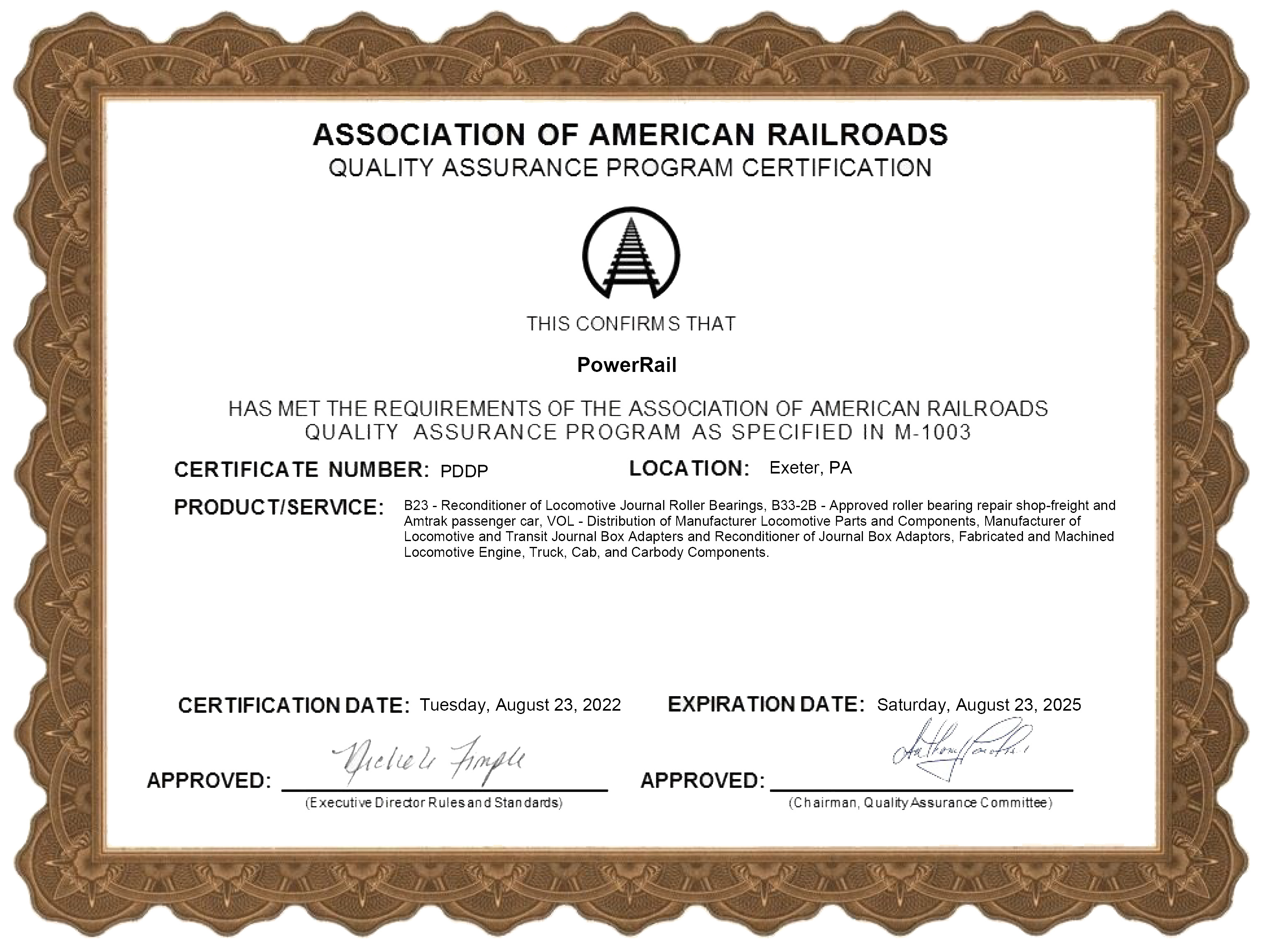 PowerRail Distribution | QUALITY, PRICE, SERVICE, and DELIVERY